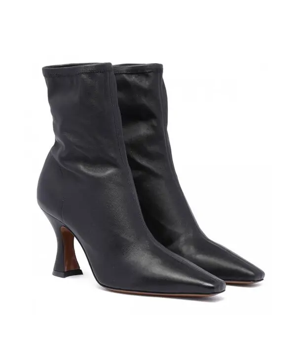 NEOUS Ran Stretch-design Leather Boots