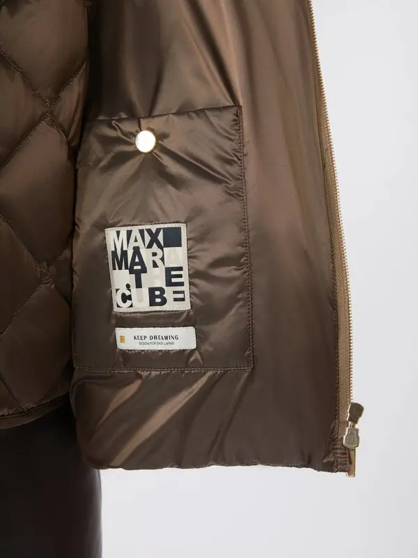 Max Mara Long-sleeved Hooded Down Jacket