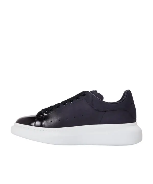 Alexander McQueen Paneled Leather Platform Sneakers