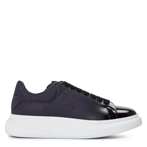 Alexander McQueen Paneled Leather Platform Sneakers