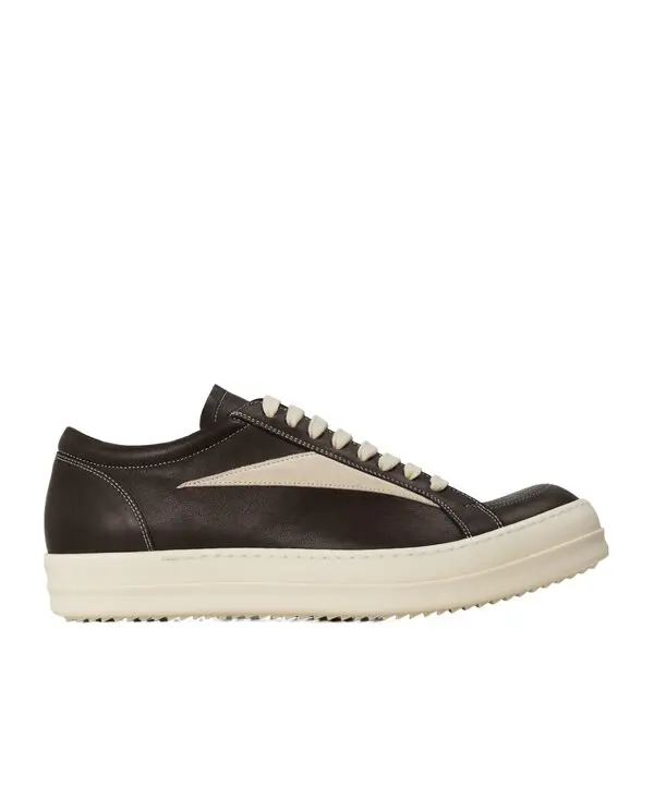 Rick Owens Colorblock Platform Sneakers - Nude