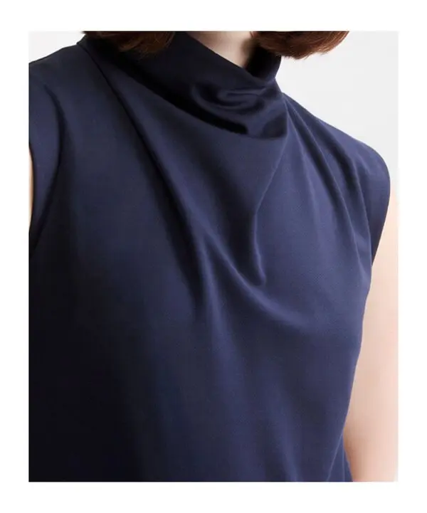 Marella High-neck Pleated Dress
