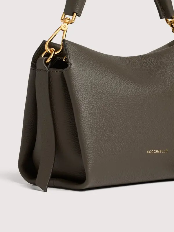 COCCINELLE Boheme Braided-handle Leather Tote Bag