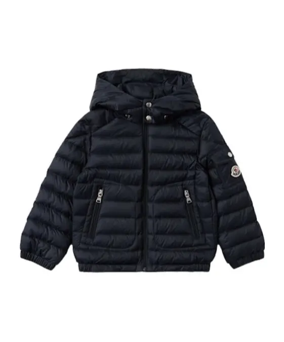 Moncler Lauros Nylon Down Jacket - Black