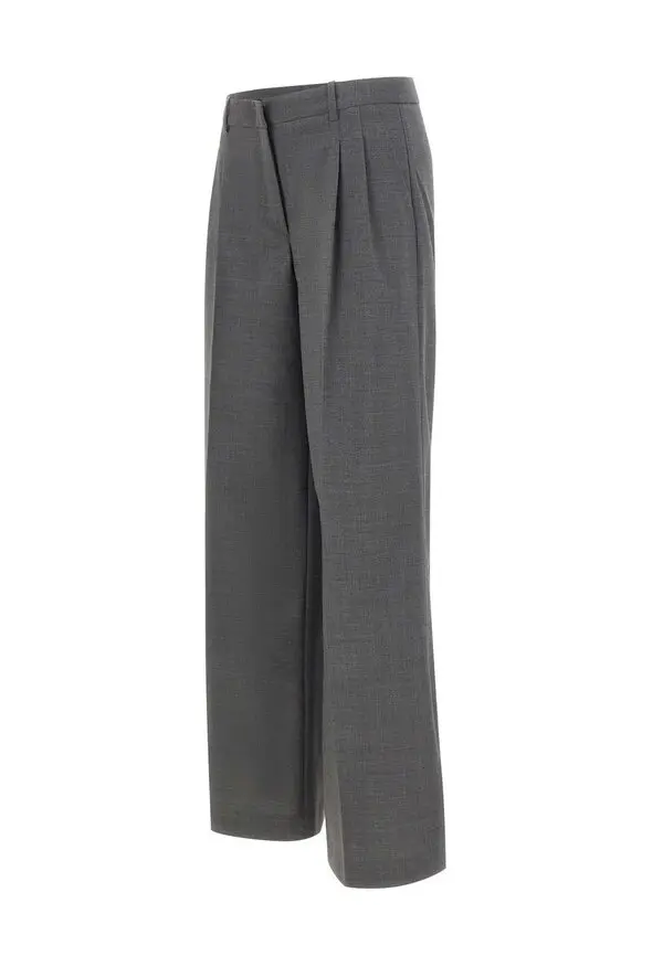 THE GARMENT Grand Pleated Wide-leg Pants