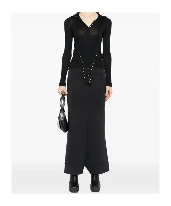 Junya Watanabe High-waisted Low-croteh Casual Trousers