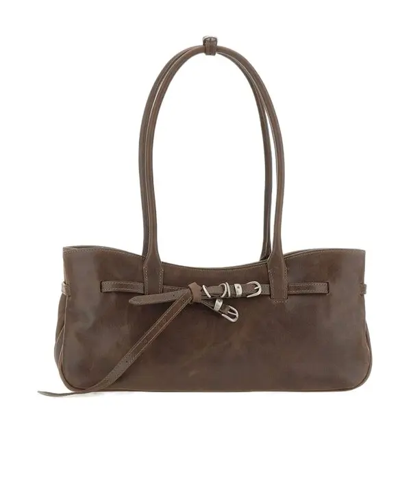 MARGESHERWOOD Grandma Used Knotted Shoulder Bag - Brown