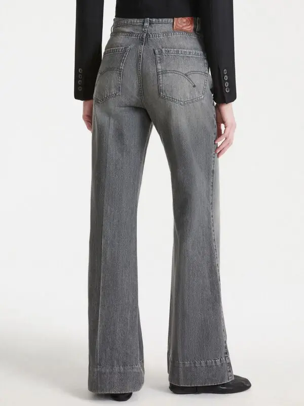Marella Pleated-detail Denim Trousers