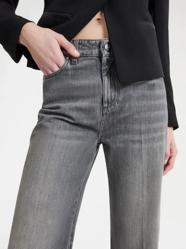 Marella Pleated-detail Denim Trousers