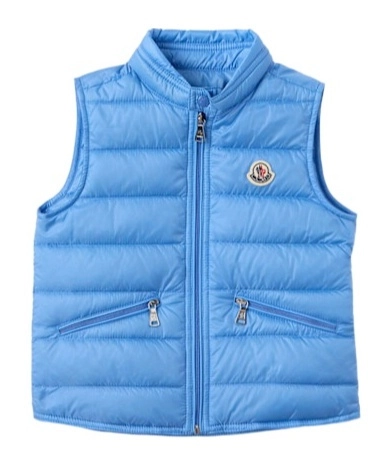 Moncler Gui Nylon Packable Down Vest - Blue