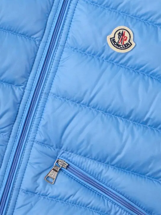 Moncler Gui Nylon Packable Down Vest - Blue