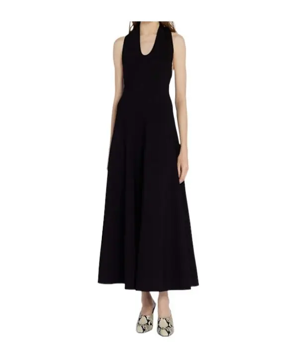Khaite Deepv Neck Dress