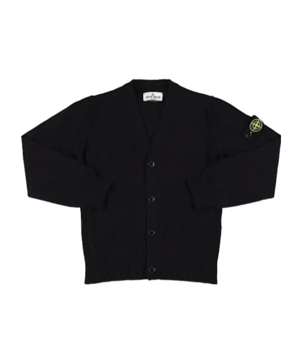 Stone Island Cotton Blend Cardigan