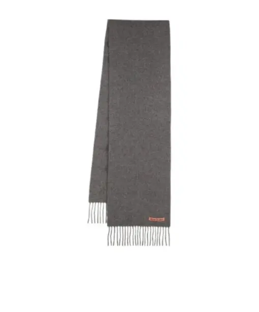 Acne Studios Scarf With Fringes - Black