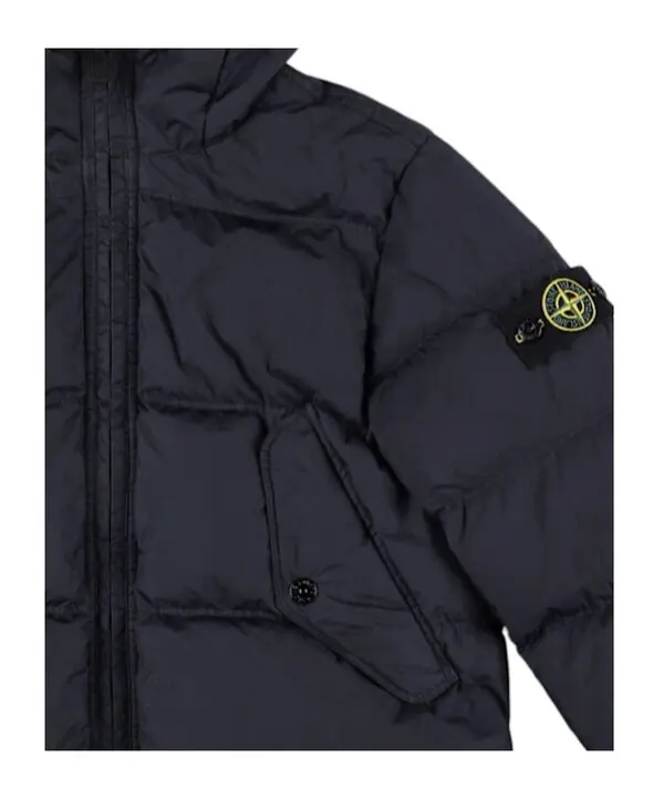Stone Island Hooded Nylon Down Jacket