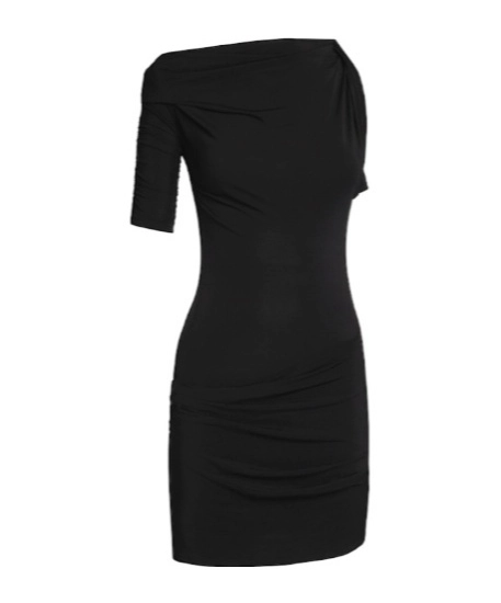 Jacquemus Asymmetrical Offshoulder Dress