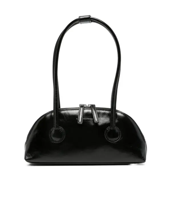 MARGESHERWOOD Zippered Shoulder Bag - Black