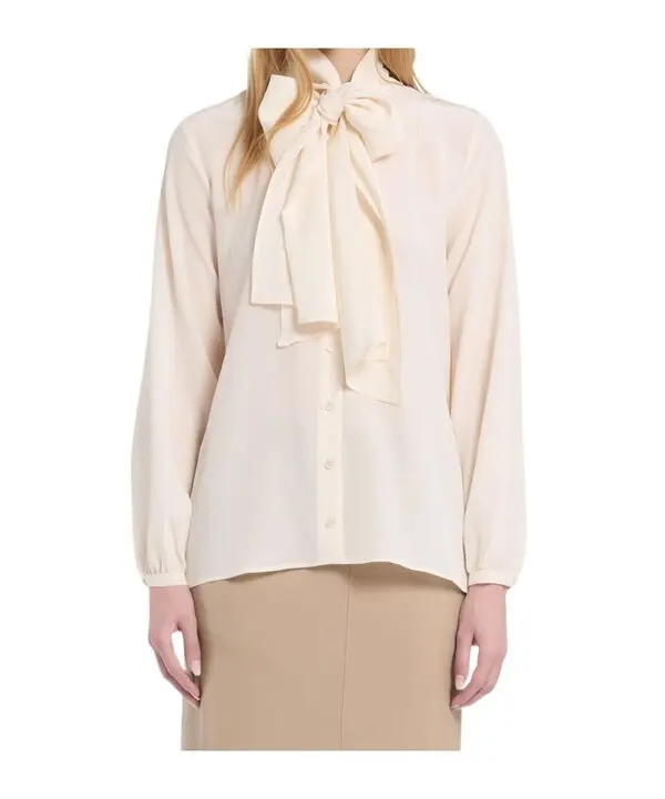 Marella Long-sleeve Button-up Shirt