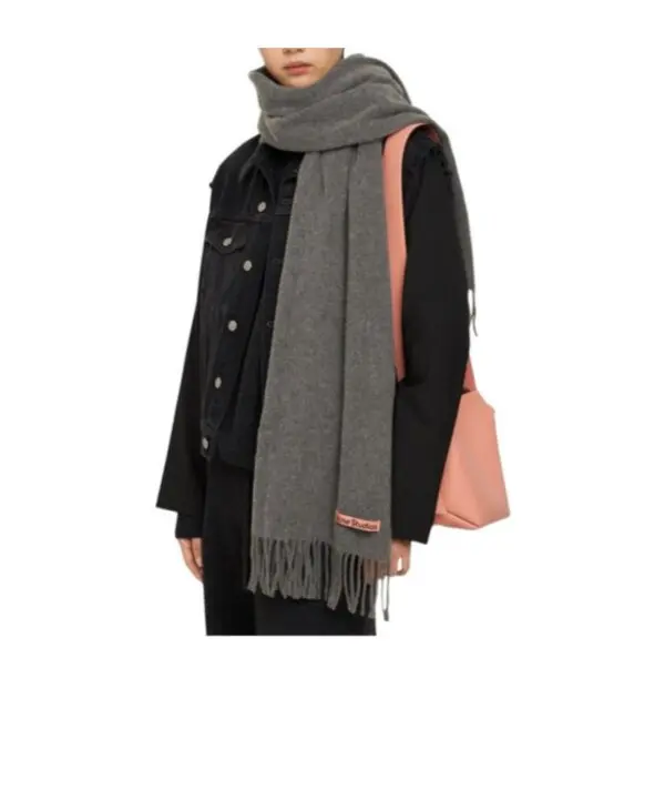 Acne Studios Rectangular Scarf - Black