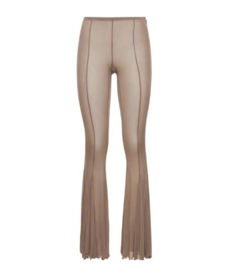Blumarine Highwaist Invisiblezip Flare Trousers