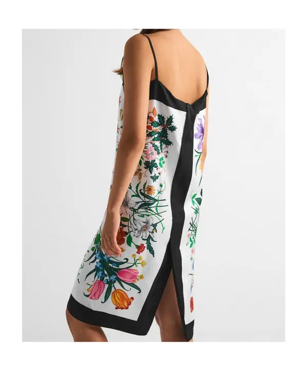 Gucci Floral Butterfly Print Midi Dress