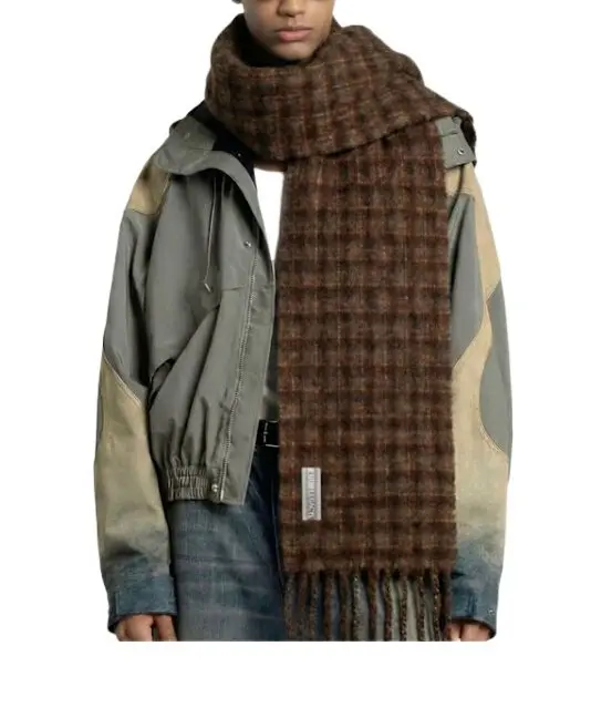 Our Legacy Plaid Rectangular Scarf