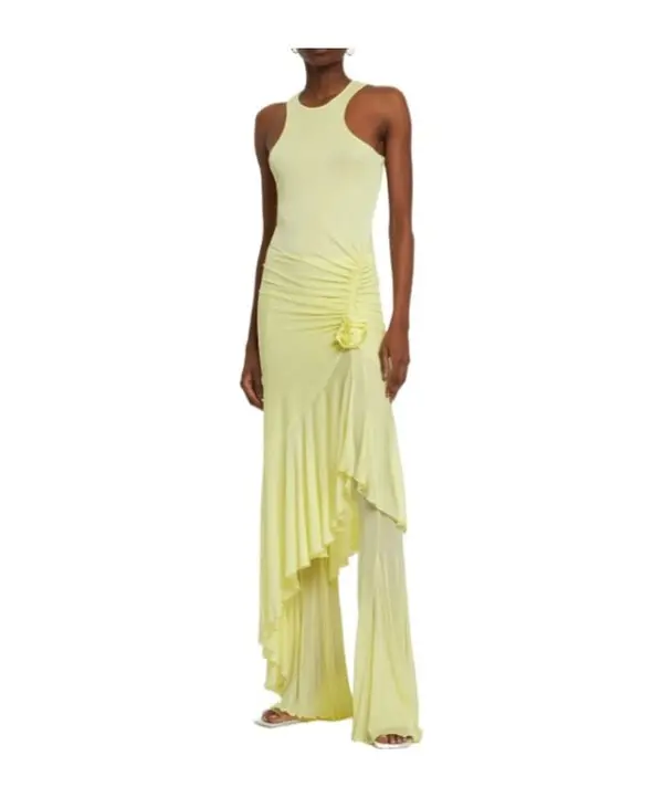 Blumarine Highwaist Wideleg Casual Trousers