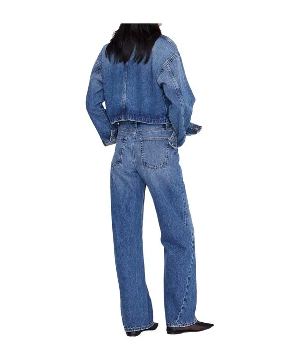 ANINE BING Cropped Denim Jacket