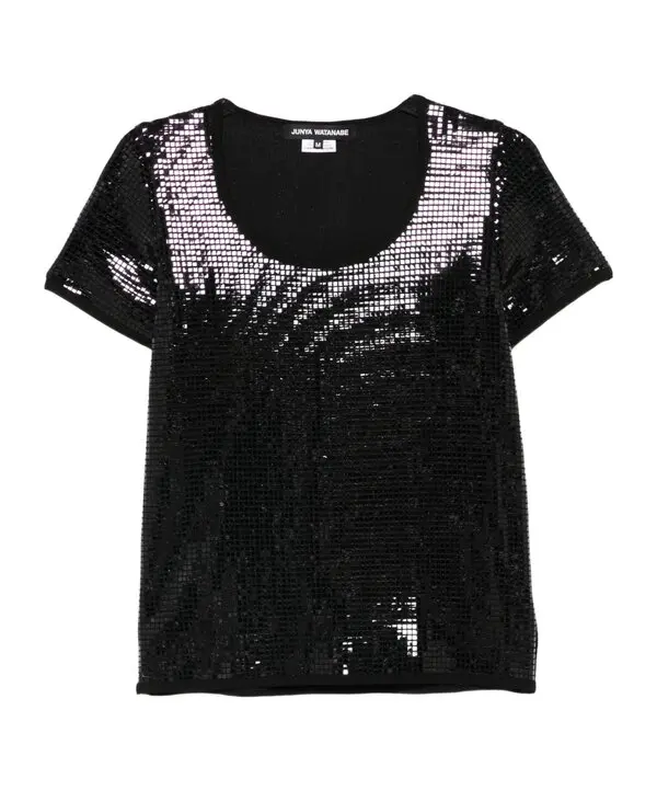Junya Watanabe Sequin-embellished T-shirt