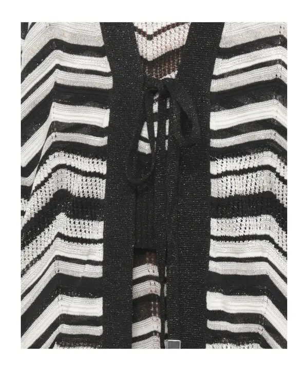 D.exterior Long Chevron Knit Cardigan