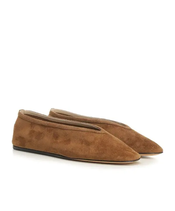 Le Monde Beryl Luna Flat Slippers - Brown