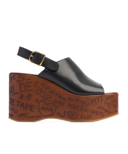 Chloé Platform Heightincreasing Sandals - Brown