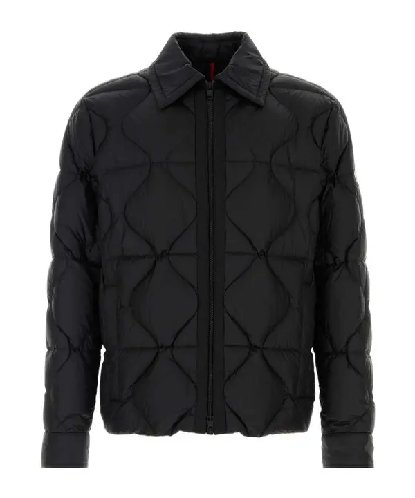 Moncler Long-sleeved Down Jacket - Black