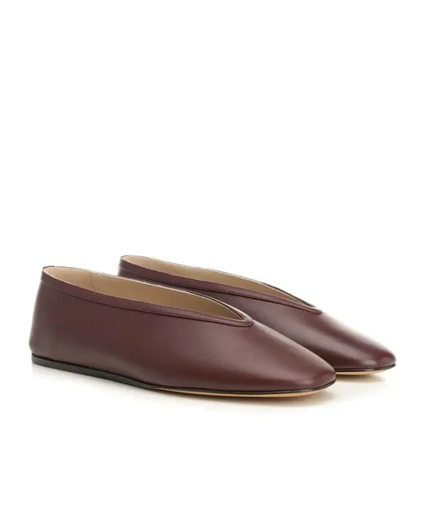 Le Monde Beryl Luna Leather Slippers