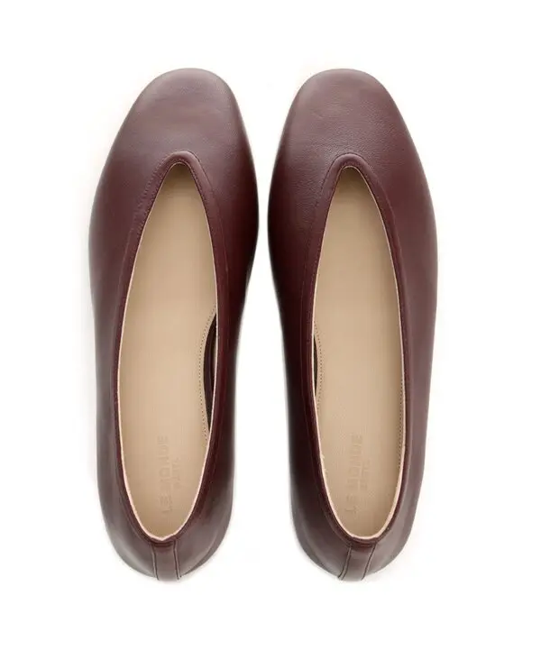 Le Monde Beryl Luna Leather Slippers