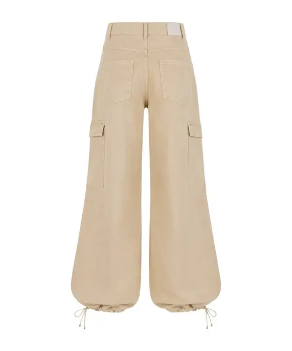 ICON DENIM LOS ANGELES Drawstring-cuff Cargo-pockets Trousers