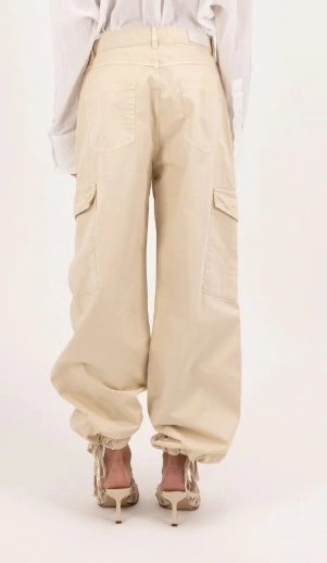 ICON DENIM LOS ANGELES Drawstring-cuff Cargo-pockets Trousers