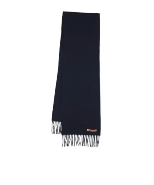 Acne Studios Rectangular Scarf With Fringes