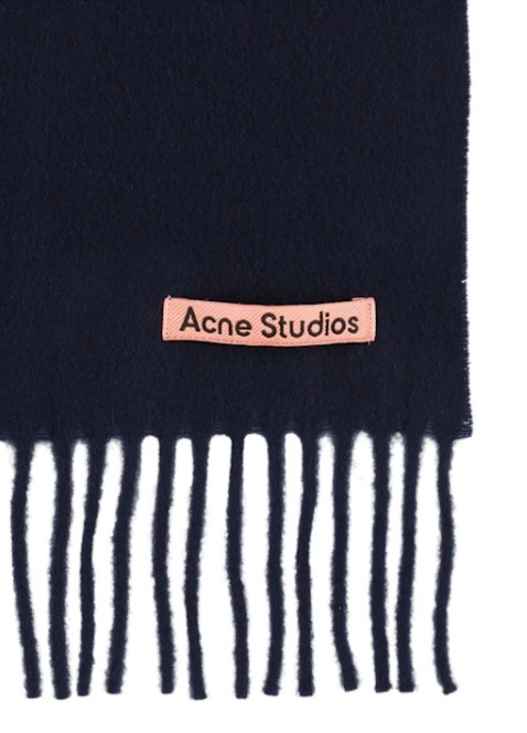 Acne Studios Rectangular Scarf With Fringes