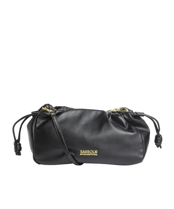 Barbour Drawstringclosure Leather Bag