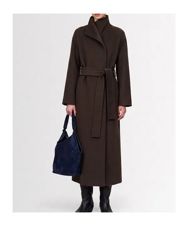 Khaite Belted Wrap Coat