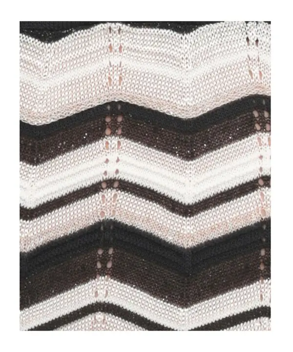 D.exterior Geometric Knit Jumpsuits