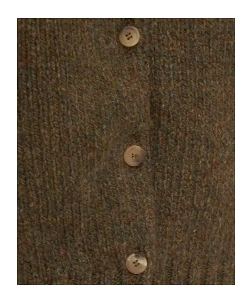 Khaite Crewneck Shortsleeve Button Cardigan