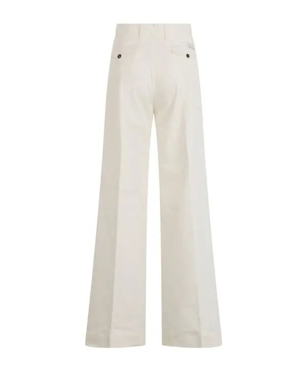 NINE:INTHE:MORNING Nine:inthemorning High-waist Wide-leg Pants - Burro