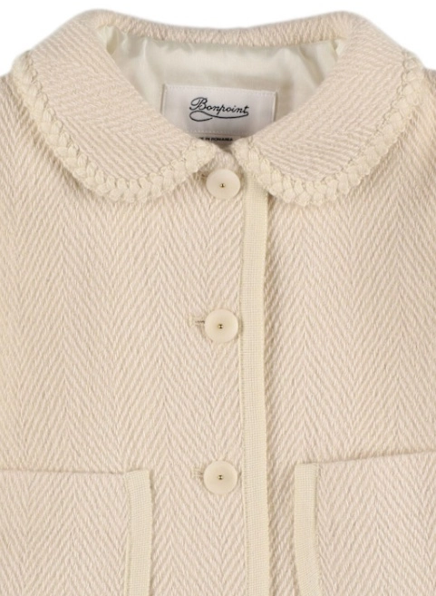 Bonpoint Wool Blend Knit Cardigan
