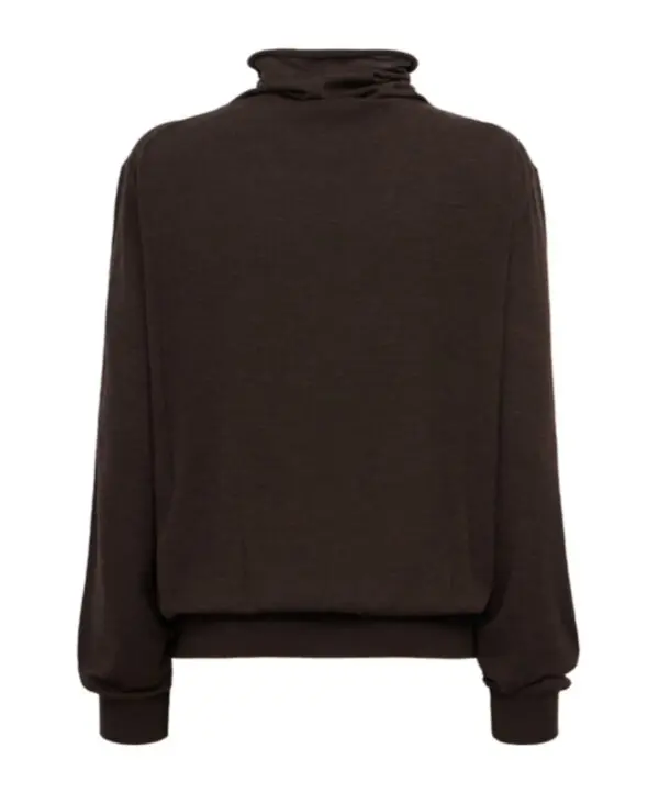 Khaite Turtleneck Longsleeve Knit Top - Black