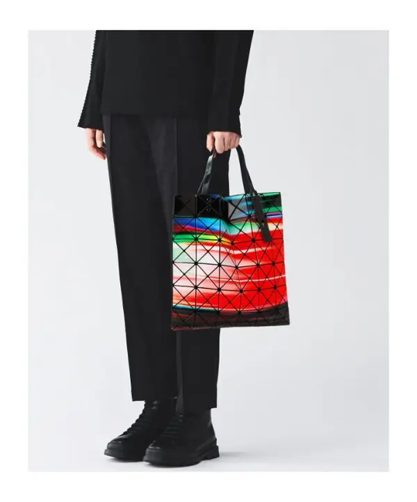 Issey Miyake Warp Geometric-panel Tote Bag