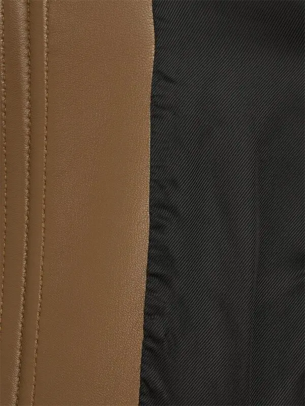 Khaite Leather Longsleeve Jacket - No