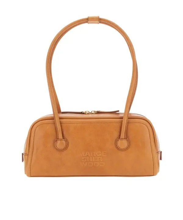 MARGESHERWOOD Soft Boston Shoulder Bag - Brown