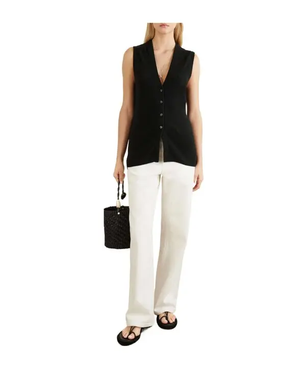 Le Kasha Soyo Organic Cashmere Fitted Cardigan
